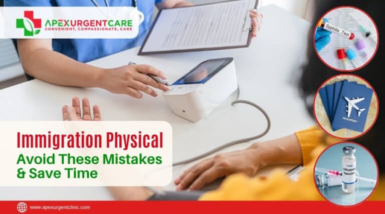 Immigration Physical! Avoid These Mistakes & Save Time - Apex Urgent ...